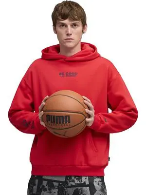 PUMA Hoops X E.t. Basketball Hoodie - Red