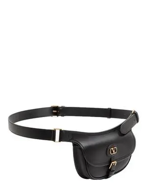Valentino Garavani Antibes Calfskin Pouch - Black