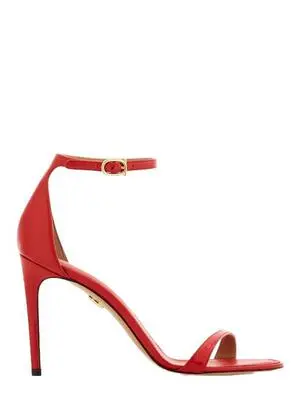 FERRAGAMO Strappy Stiletto Sandal - Red