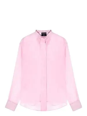 Giorgio Armani Silk Creponne Shirt - Pink