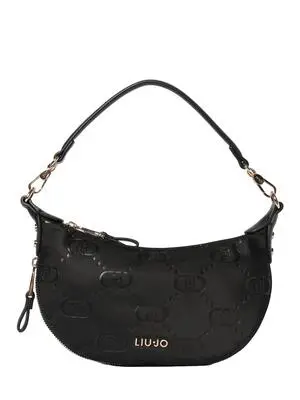 Liu Jo Embossed Shoulder Bag - Black