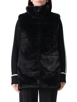 SAVE THE DUCK Fur Coat - Black