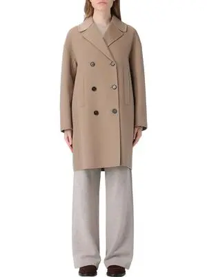 Max Mara S MAX MARA Double Breasted Coat Brown