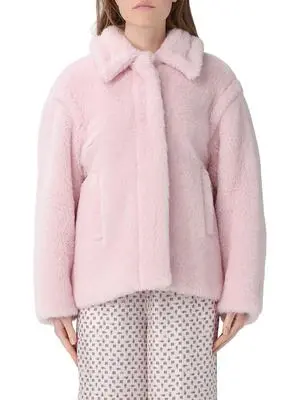 Max Mara Fur Coat - Pink
