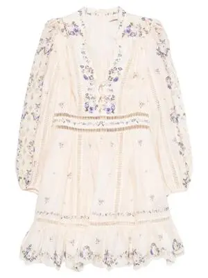 ZIMMERMANN Patience Linen Mini Dress