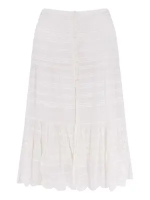 MARANT ETOILE Paoline Long Skirt - White