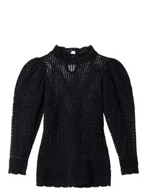 Isabel Marant Dahara Knitted Top - Black