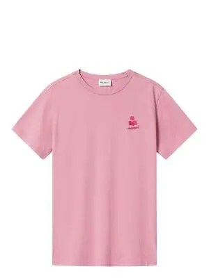 MARANT ETOILE Aby Cotton T-shirt - Pink
