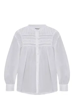 MARANT ETOILE Plalia Cotton Shirt - White