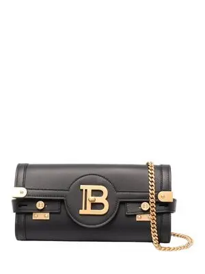 BALMAIN B-Buzz 23 Leather Crossbody Bag