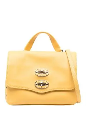 ZANELLATO Postina Saeta Baby Leather Handbag - Yellow