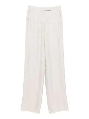 Emporio Armani Straight-leg Trousers - Beige
