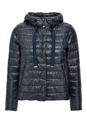 Herno Nylon Short Down Jacket - Blue