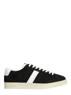 TOM FORD Terence 2.0 Suede Trainers - Blk/white