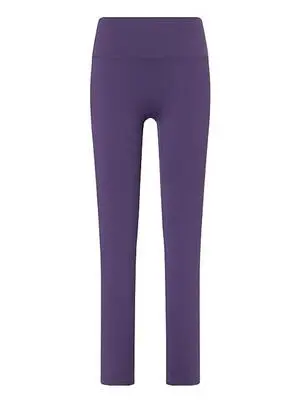 ADANOLA Ultimate High-rise Stretch-woven Leggings - Dark Plum