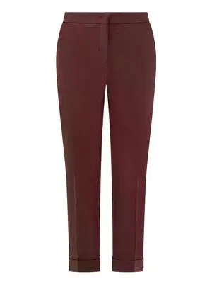 Etro Cuffed Trousers - Red