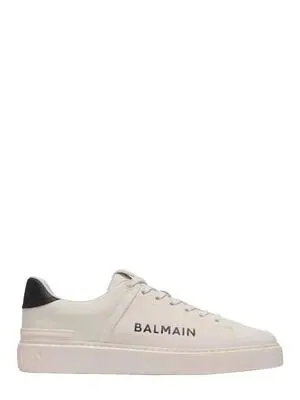 Balmain B-court Logo Sneakers - White