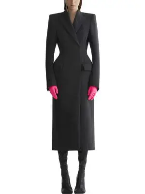 MUGLER Hourglass Coat - Grey