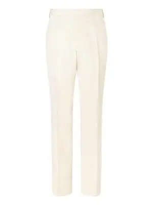 LARDINI Straight-Leg Trousers Beige