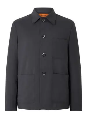 Barena Venezia Virgin Wool Overshirt - Gray