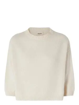 Khaite Sabina Cashmere Sweater - Cream