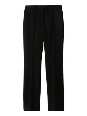 BURBERRY Grain De Poudre Wool Trousers