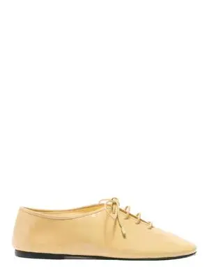 Proenza Schouler Glove Lace-up Ballerina Flats - Neutrals