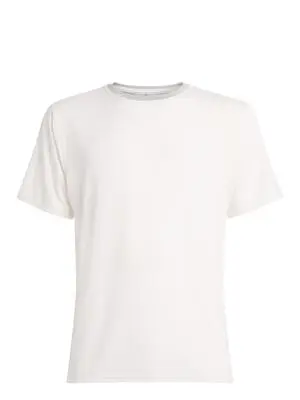 HOMEBODY Contrast Trim Lounge T-shirt - White