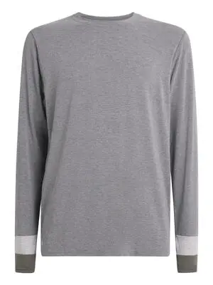 HOMEBODY Duo-panel Long-sleeve T-shirt - Grey