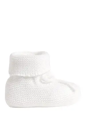 PAZ RODRIGUEZ Cotton-cashmere Booties - White