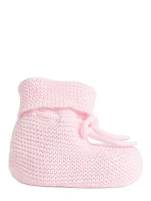 PAZ RODRIGUEZ Cotton-cashmere Booties - Pink