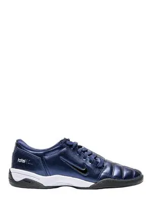 Nike Total 90 Lace Up Athletic Shoes - Midnight Navy Blue/white/black