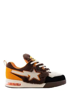 A BATHING APE Flip Sta Baby Miloin Sneakers - Brown/orange