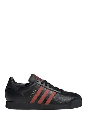 Adidas Samoa Sneakers - Core Black/preloved Ruby/gold Metallic
