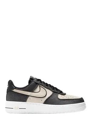 Nike Air Force 1 Low '07 Se Denim Net - Black/white/metallic Silver