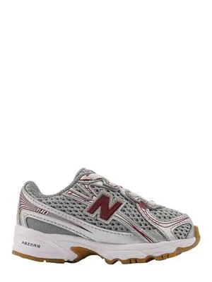 NEW BALANCE 740 Bungee Lacein Sneakers - Silver Metalic/monarch Burgundy