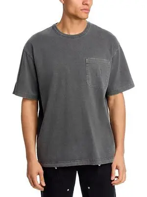 Carhartt Work In Progress Torion Short Sleeve Pocket Tee - Black Grind Wash