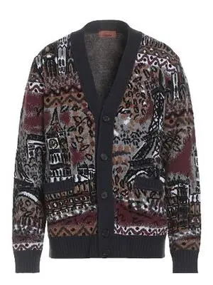 Missoni Cardigan In Wool Blend - Grey
