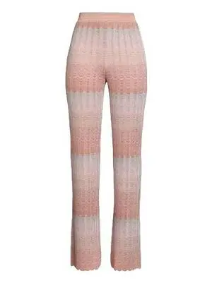 Missoni Intarsia Knit Bootcut Pants - Mandarin