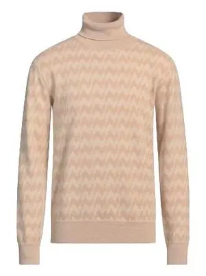 Missoni Turtleneck Wool Cashmere Knit - Beige