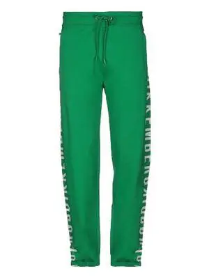 BIKKEMBERGS Pants Size Cotton, Elastane - Green