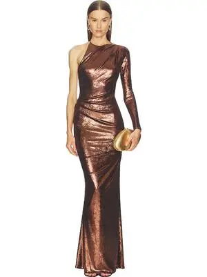 Buy MICHAEL COSTELLO X Giorgio Maxi Dress - Copper At 57% Off | Editorialist