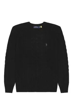 Polo Ralph Lauren Cable Knit Sweater - Black