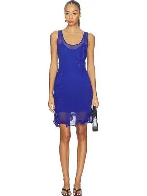 AMUR Alemeda Mini Dress - Cobalt