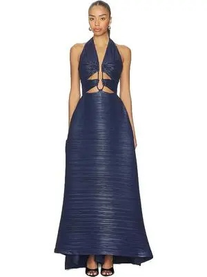 Cult Gaia Jahzara Maxi Dress - Deep Lake