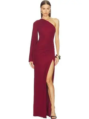 MICHAEL COSTELLO Jacira Gown - Burgundy