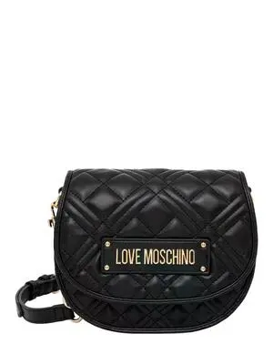 Moschino Quilted Cross-body Bag - Black