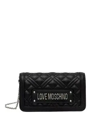 Moschino Quilted Cross-body Bag - Black