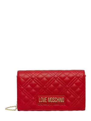 Moschino Quilted Cross-body Bag - Red