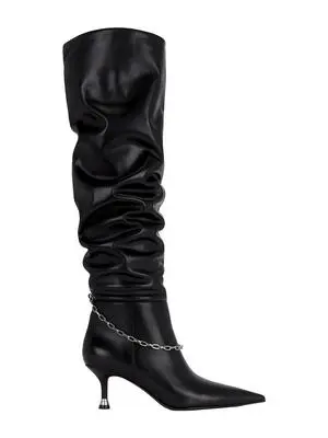 Alexander Wang Akila 65mm Slouch Boot - Black